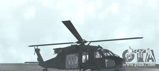The helicopter from CoD 4 MW for GTA San Andreas