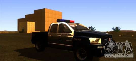 Dodge Ram 1500 Police for GTA San Andreas