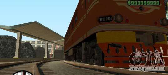 Locomotive TEP-60 for GTA San Andreas