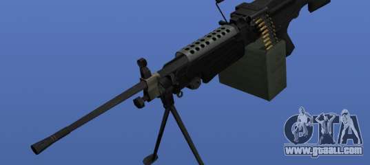Machine Gun M249SAW for GTA 4