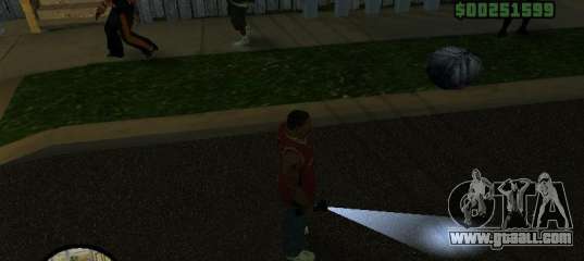 Flashlight for GTA San Andreas