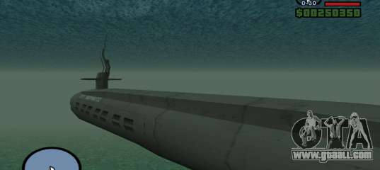 Submarine for GTA San Andreas