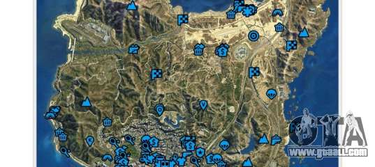 GTA V: The Manual: the interactive area map for GTA 5