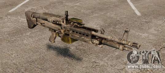 General-purpose machine gun M60E4 for GTA 4