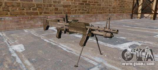 General-purpose machine gun M60E4 for GTA 4