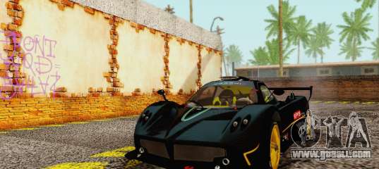 Pagani Zonda Type R Black for GTA San Andreas