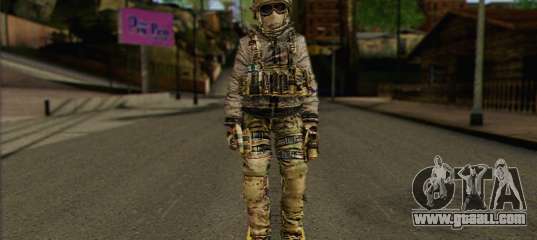 Task Force 141 (CoD: MW 2) Skin 7 for GTA San Andreas