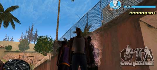 C-HUD Blue for GTA San Andreas