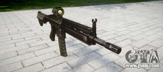 Machine HK416 AR for GTA 4