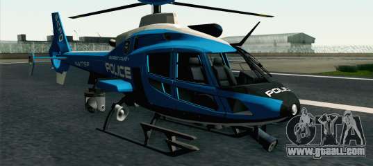 NFS HP 2010 Police Helicopter LVL 2 for GTA San Andreas