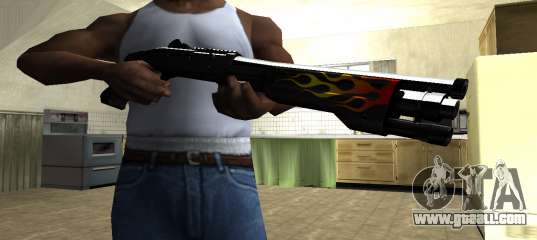 Flame Shotgun for GTA San Andreas