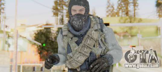 COD BO Bruce Harris Winter for GTA San Andreas