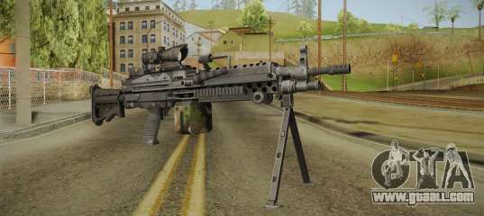 M249 Light Machine Gun v5 for GTA San Andreas