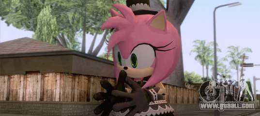 Sonic Runners - Amy Rose Gothic for GTA San Andreas