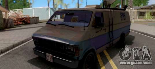 Dodge Ram Van 1989 San News for GTA San Andreas