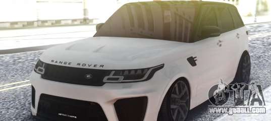 Range Rover Sport SVR Low for GTA San Andreas