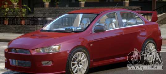 Mitsubishi Lancer X V1.0 for GTA 4