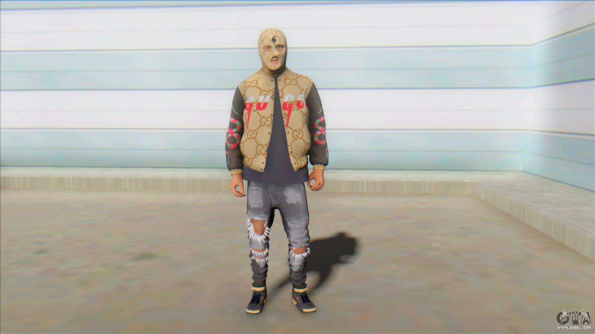 Skin Gangster V3 For GTA San Andreas