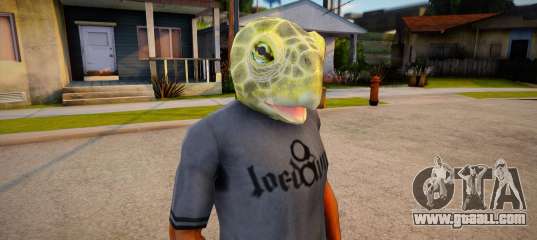 Lizard mask (GTA Online DLC) for GTA San Andreas