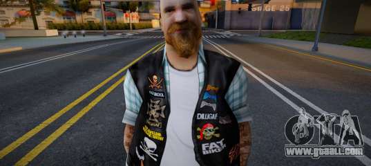 Outlaw Motorcycle Club Skin 1 for GTA San Andreas