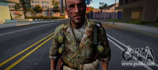 American Soldier from CoD WaW v15 for GTA San Andreas