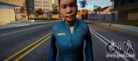 FeMale Citizen from Half-Life 2 v4 for GTA San Andreas