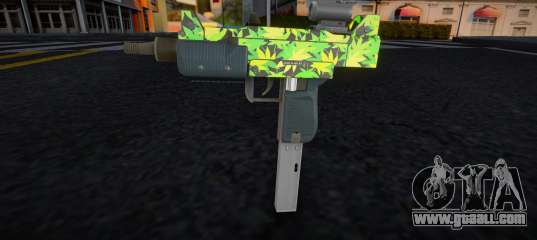 Micro SMG (Organics Finish) v7 for GTA San Andreas