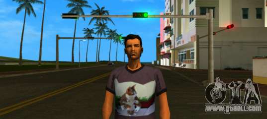 Buff Cat Shirt for GTA Vice City