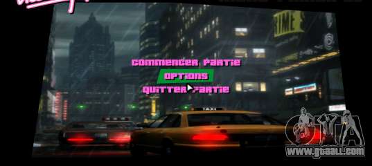 GTA IV Menu - Backgrounds 3 for GTA Vice City