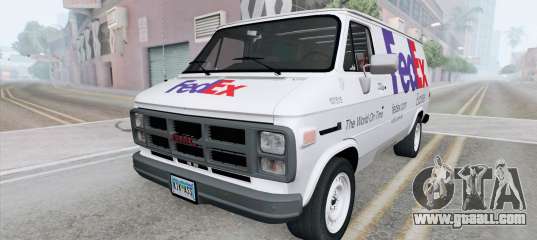 GMC G1500 Cargo Van FedEx Express Delivery for GTA San Andreas