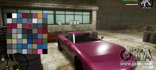 Vehicles Colors Fix for GTA San Andreas Definitive Edition