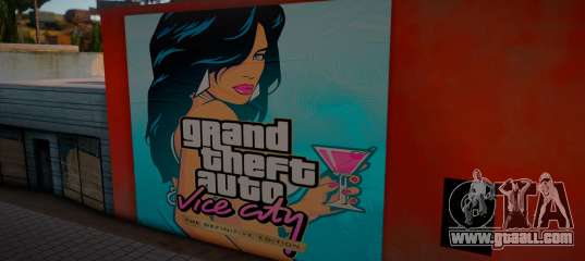 Mural Poster GTA VCDE for GTA San Andreas